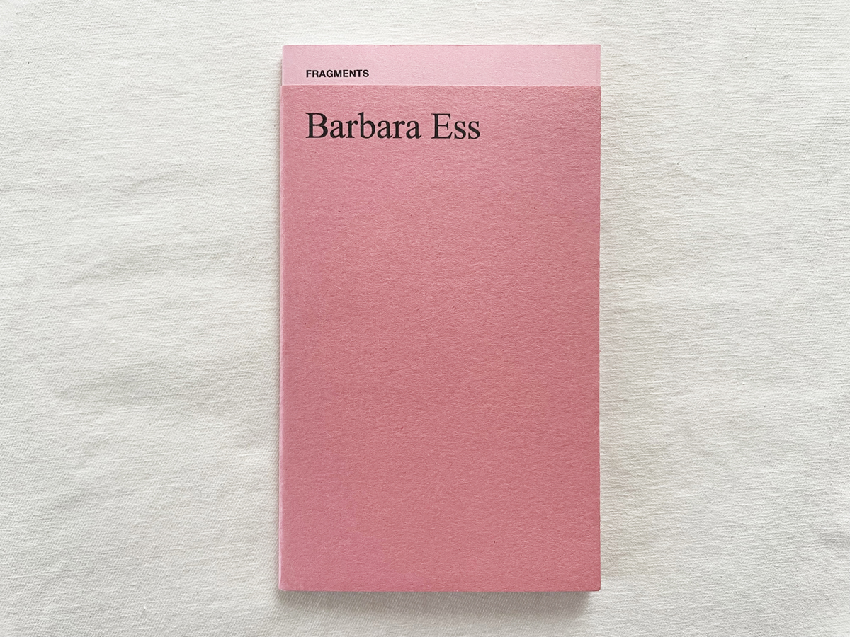 F Magazine — Barbara Ess Fragments SOLD OUT